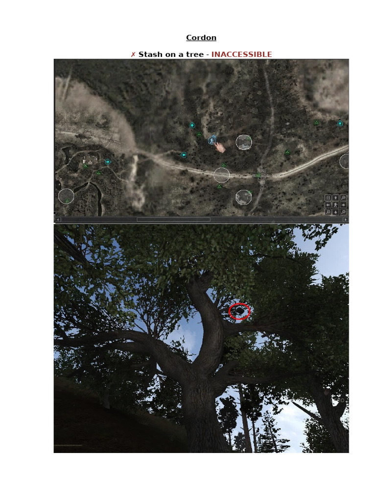 Stash Locations and Access Methods Guide | PDF