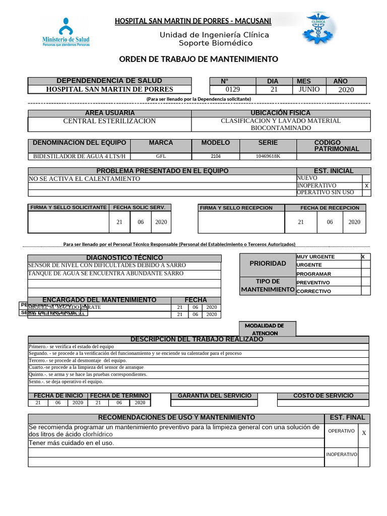 OTM Bidestilador | PDF