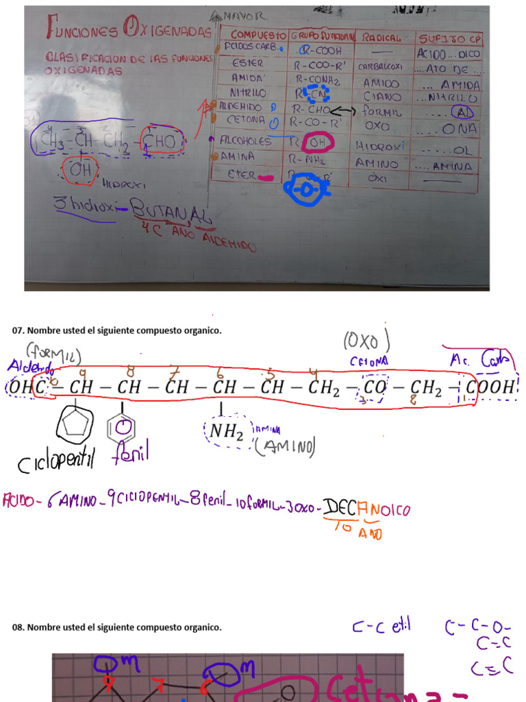 Funciones Oxigenadas | PDF