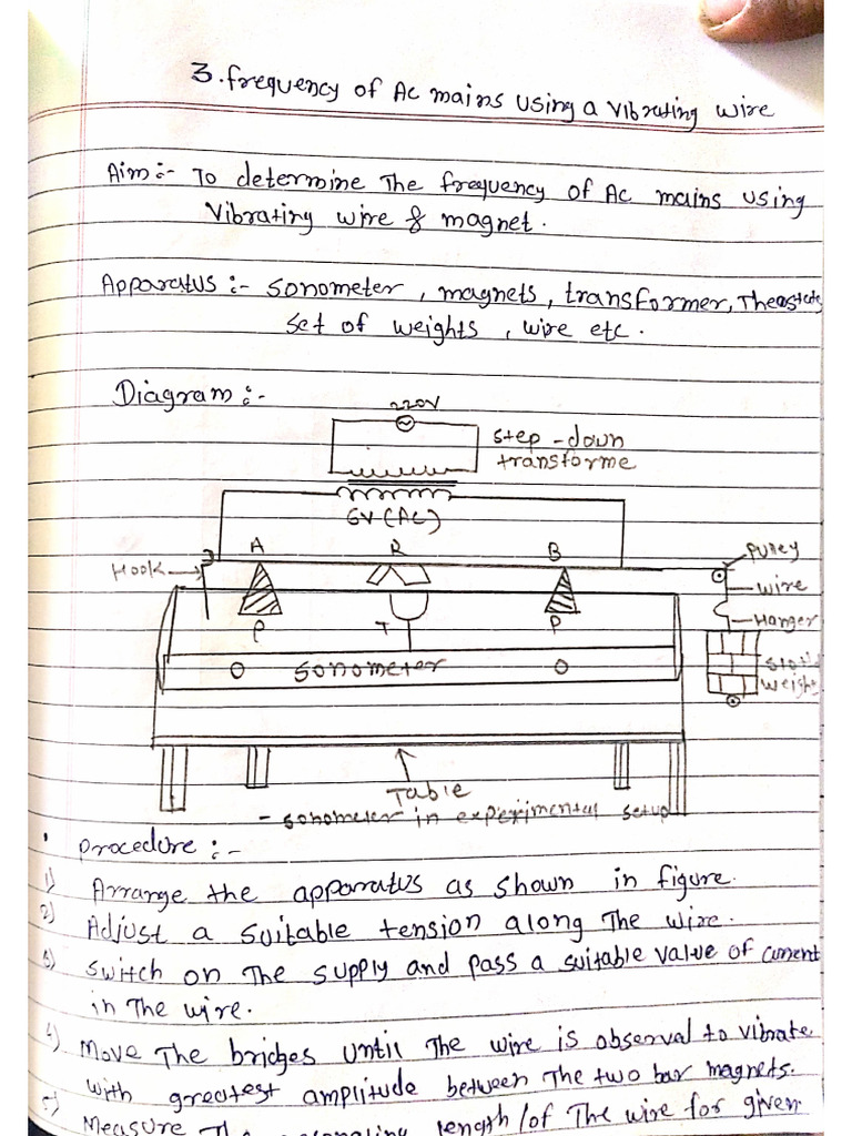 Physics Practical 3. (Semester 2) | PDF