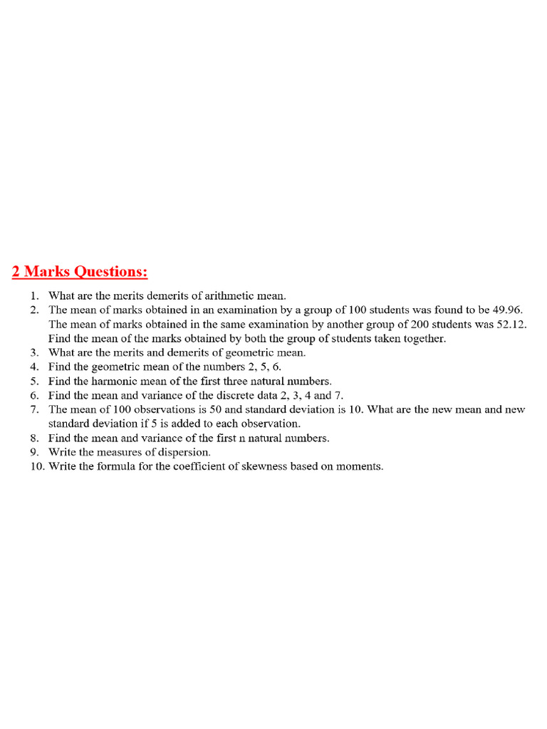Unit1 2marks | PDF