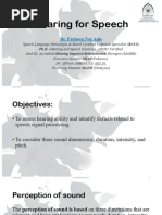 Speech Intelligibility Rating Scale | PDF