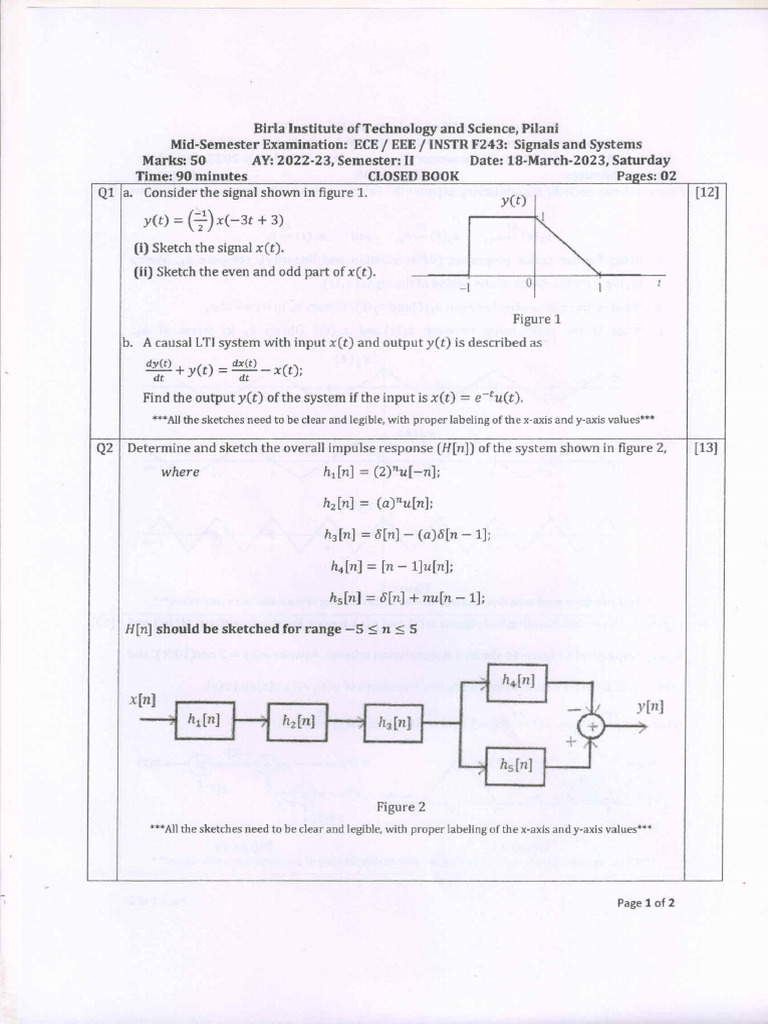 SAS Mid Semester Question Paper | PDF