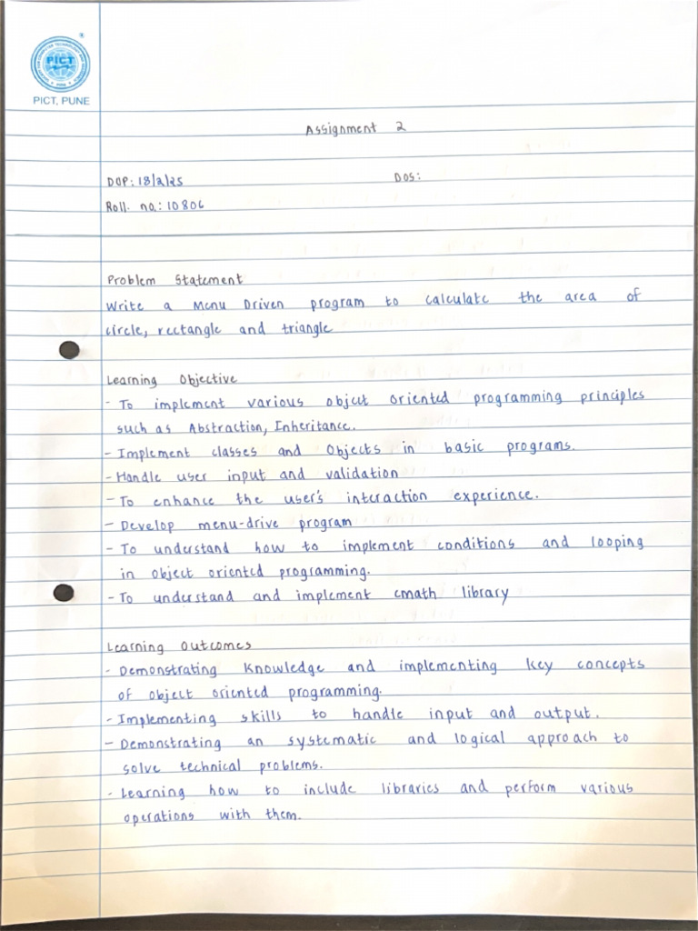 Oopc Assignment2 | PDF