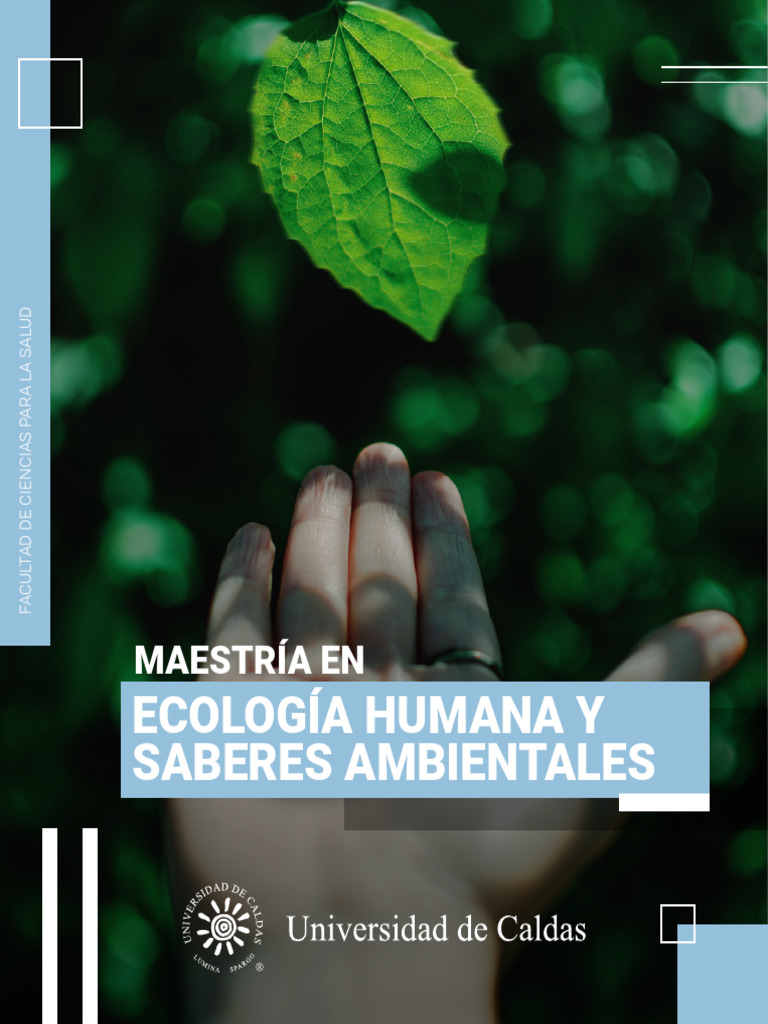 Maestría en Ecología Humana y Saberes Ambientales - UCaldas | PDF ...