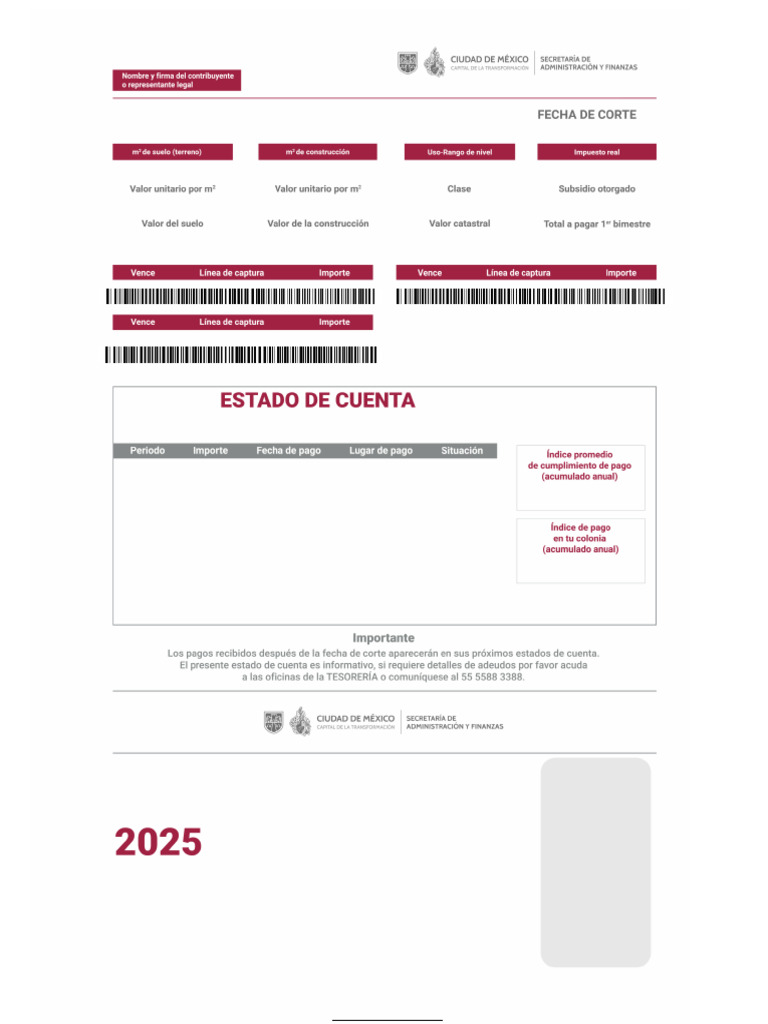 Boleta Predial-2 | PDF | Gobierno