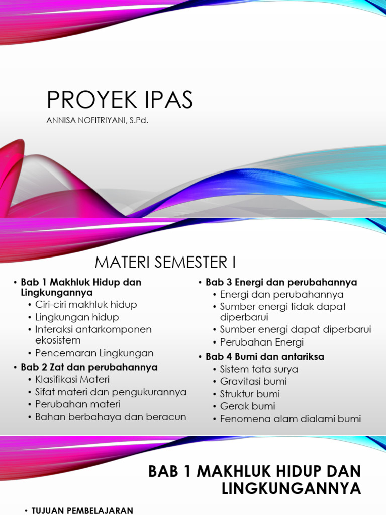 Pengenalan Proyek Ipas | PDF