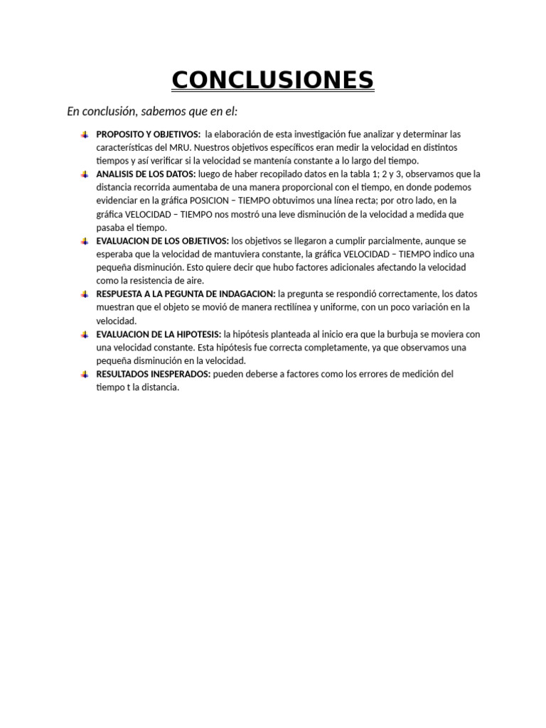 CONCLUSIONES | PDF