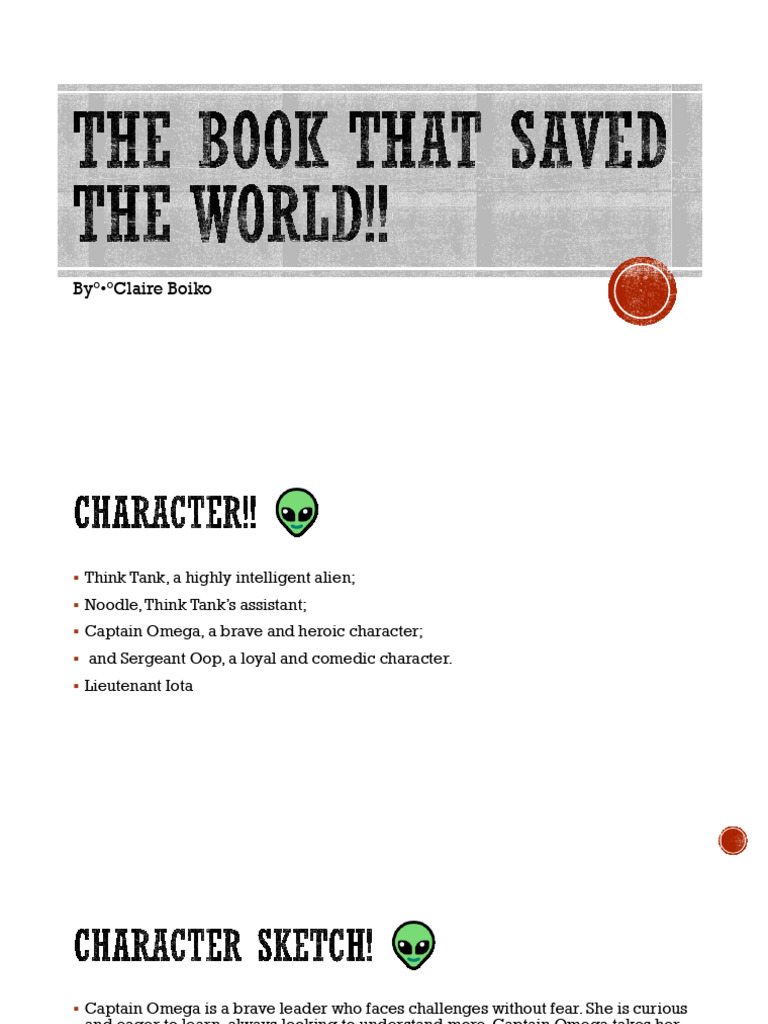 The Book That Saved The World | PDF