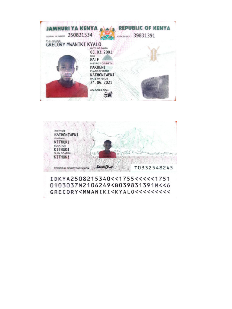 National Id | PDF