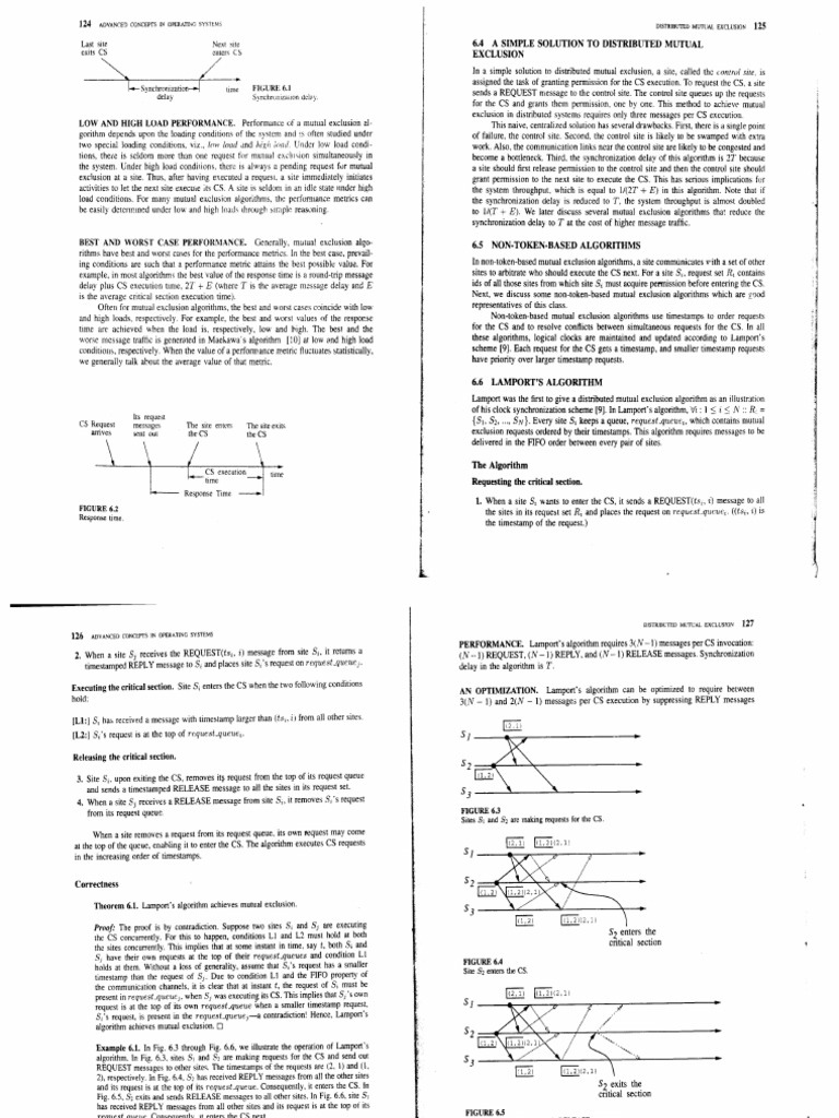 Distributed Mutual Exclusion Algorithms | PDF