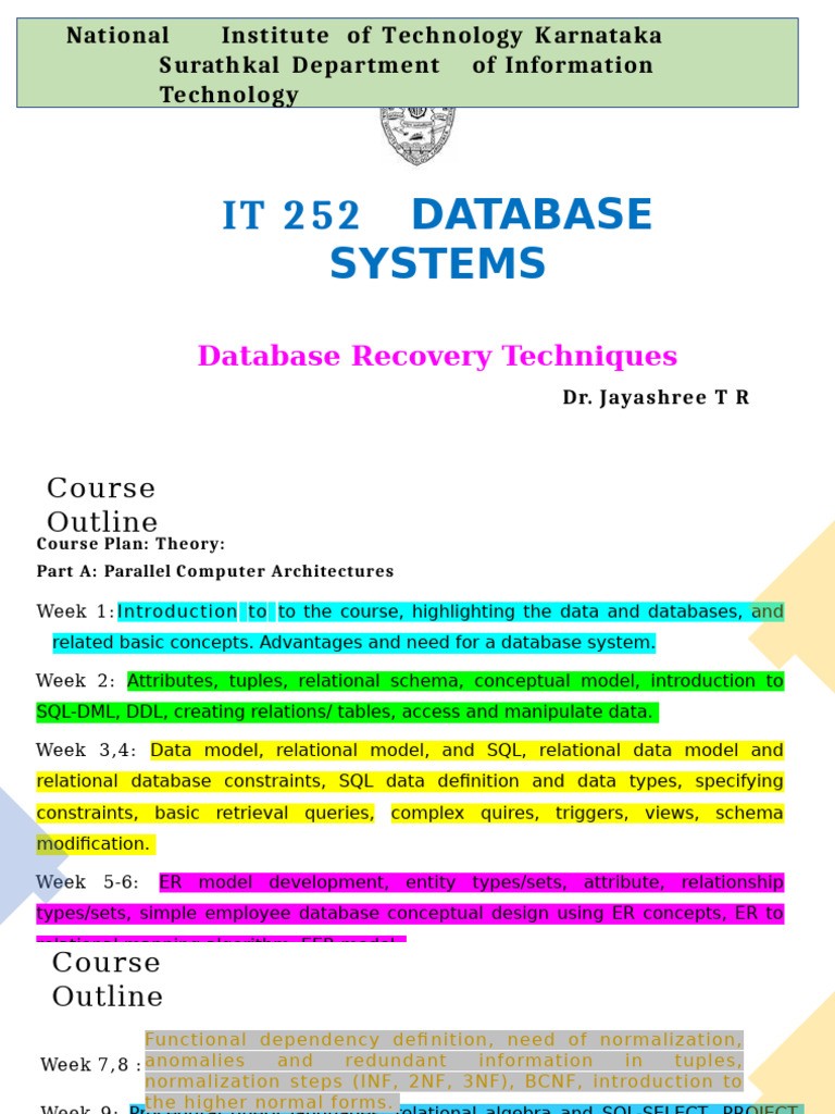 Database Recovery Techniques | PDF
