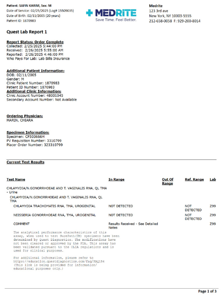 C3916 MedRecord | PDF