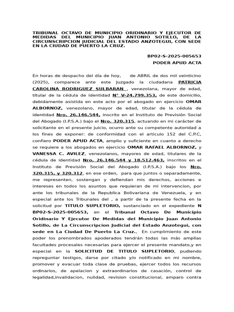 Poder Apud Acta - t5t43 | PDF | Judicaturas | Ley Pública