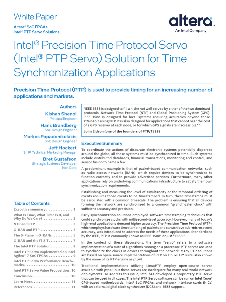 ptp-servo-solution-for-time-synchronization-applications-white-paper ...