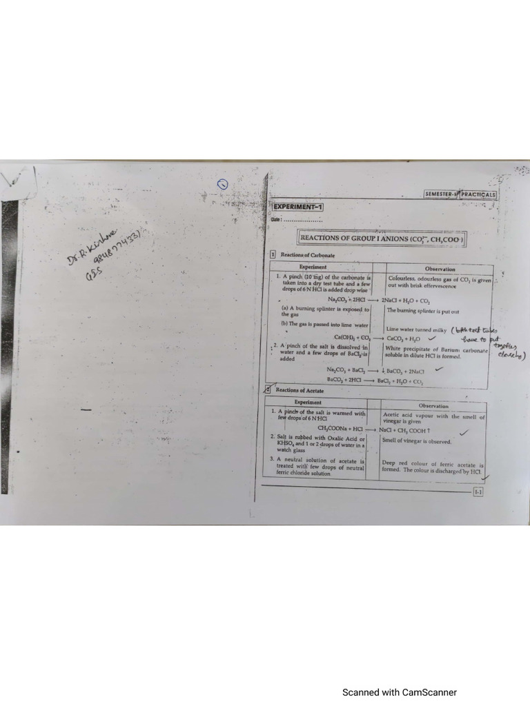Inorganic Chemistry-4(Lab) | PDF