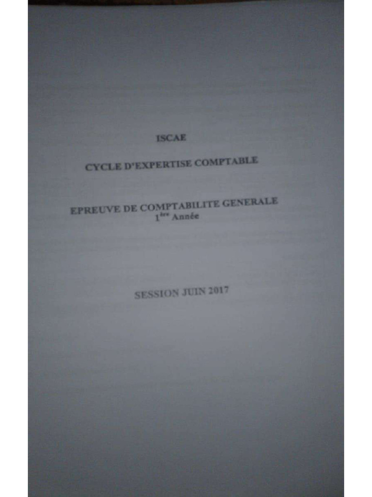 Annales Compta 2017-2018 | PDF