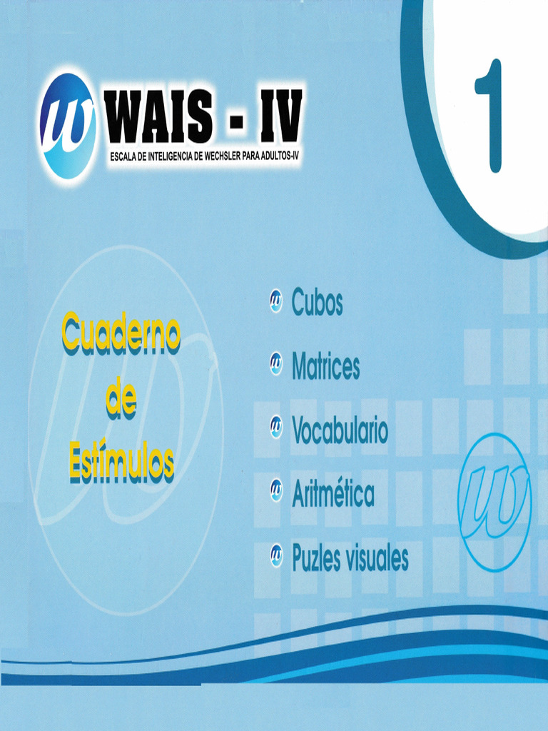 wais-iv-cuaderno de estimulos 1cubos matrices vocabulario aritmetica ...