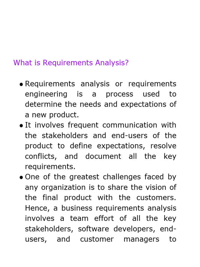 Chapter3 RequirementAnalysis | PDF | System | Conceptual Model