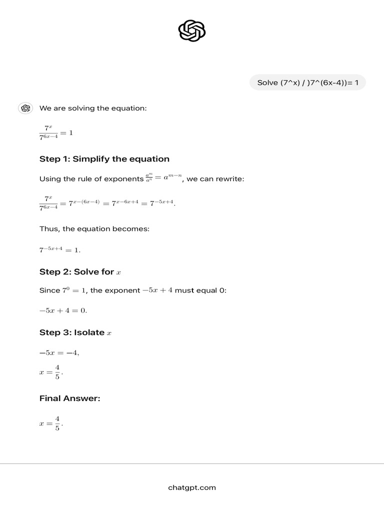 Math Equation N1 | PDF