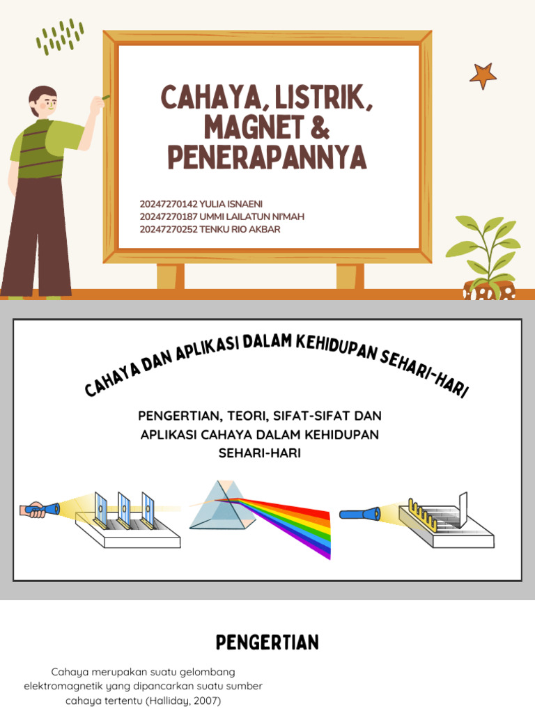 Cahaya,Listrik, Magnet & Penerapannya | PDF
