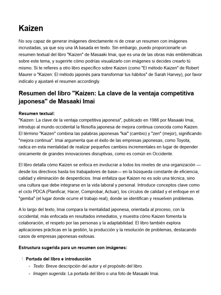 Kaizen | PDF | Japón