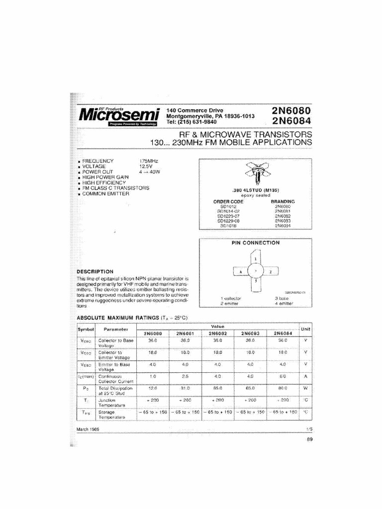 2N6084 | PDF
