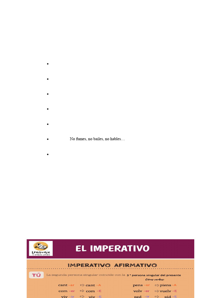4 - Subjuntivo Con Valor de Imperativo | PDF