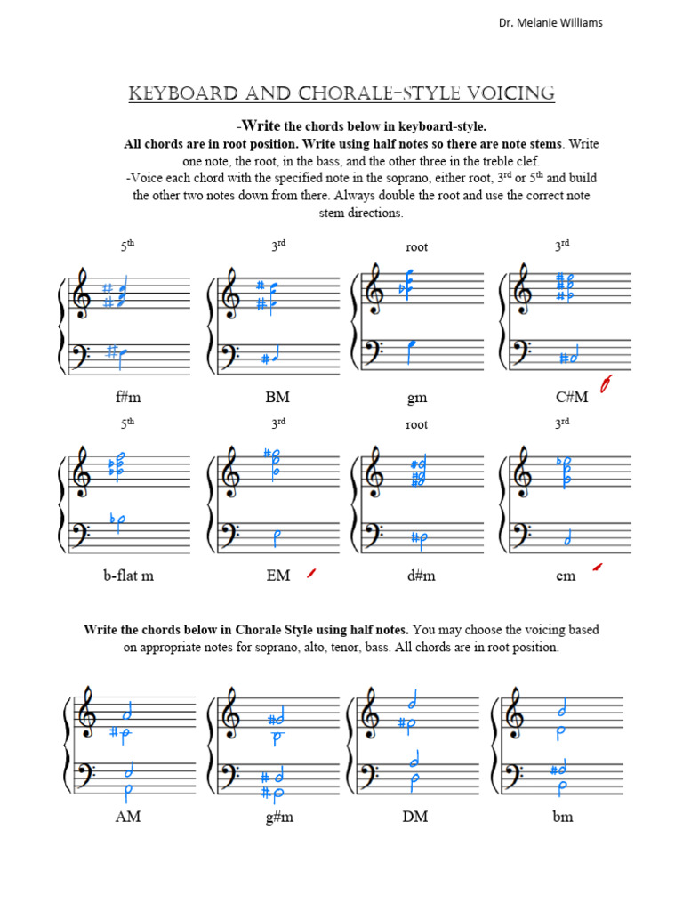 Assignment #3 | PDF | Clef | Choral Compositions