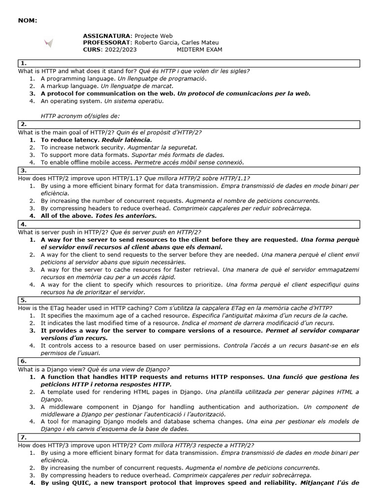 Parcial 2023 04 en - Cat - Sol | PDF