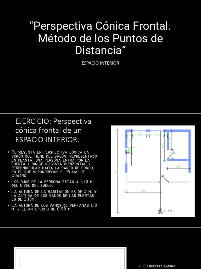 Perspectiva Cónica de Espacios Interiores | PDF | Pinturas | Tecnicas ...