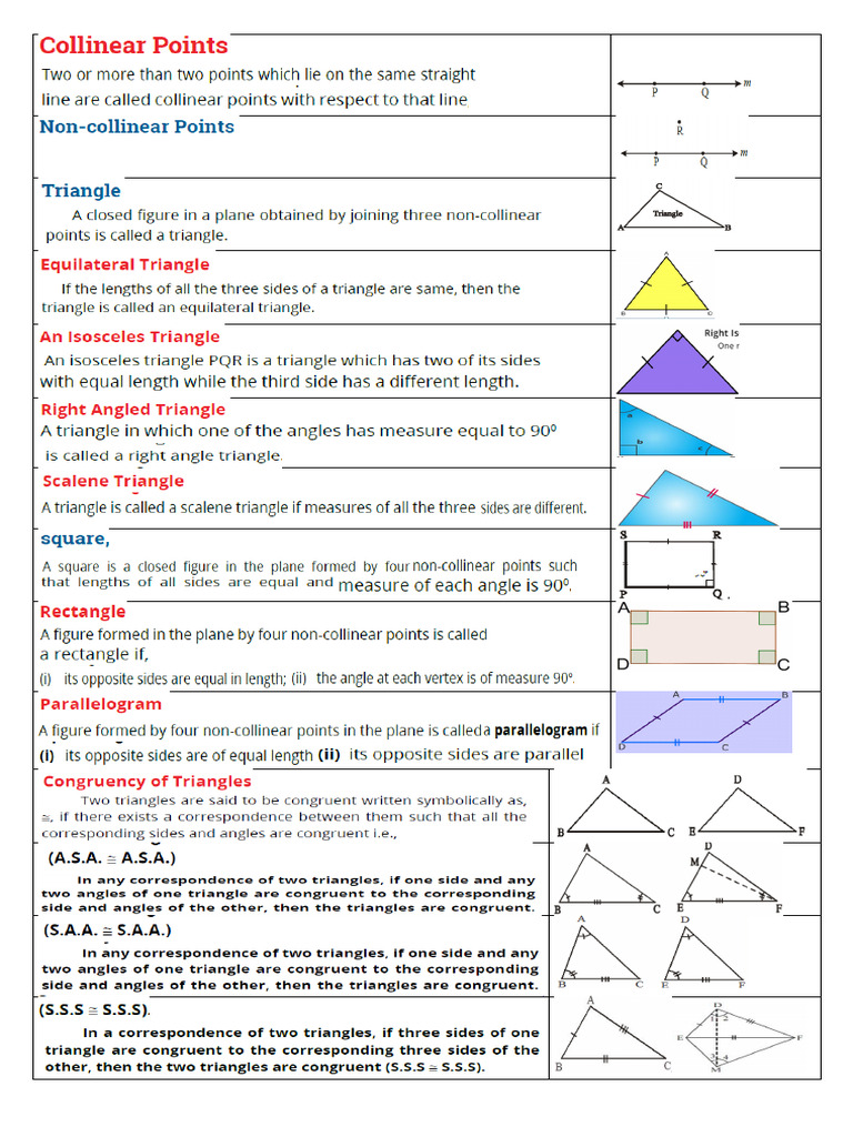 9th Math Defination English Medium | PDF
