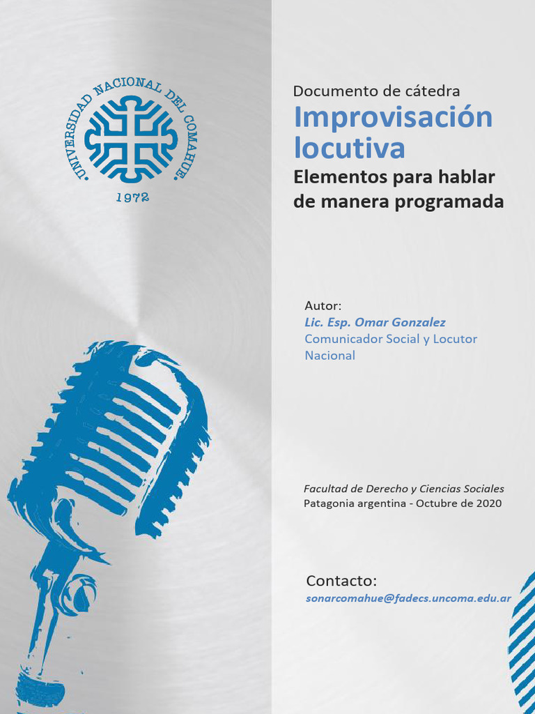 de Cátedra - Improvisación | PDF | Improvisación | Creatividad