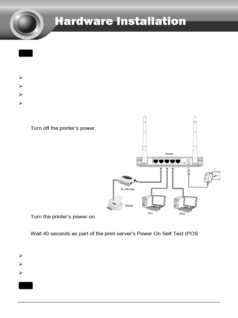 Tl-Ps110u Qig V3 | PDF | Ip Address | Computer Network