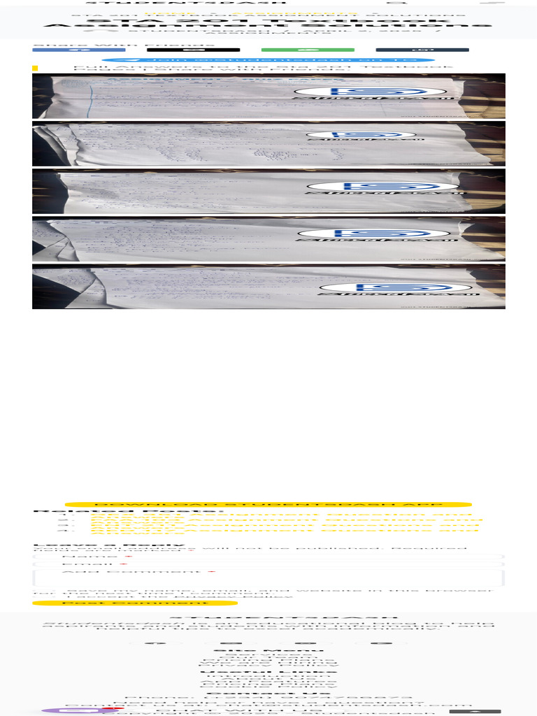 STA 201 Textbook Assignment Solutions - Studentsdash | PDF