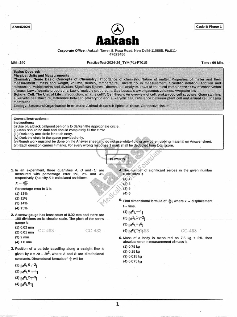 PT-01B - TYM - Phase 1 - 28.04.2024 | PDF