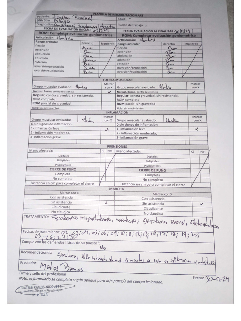 Planillas Art Berkley-Arovia y Farfán | PDF