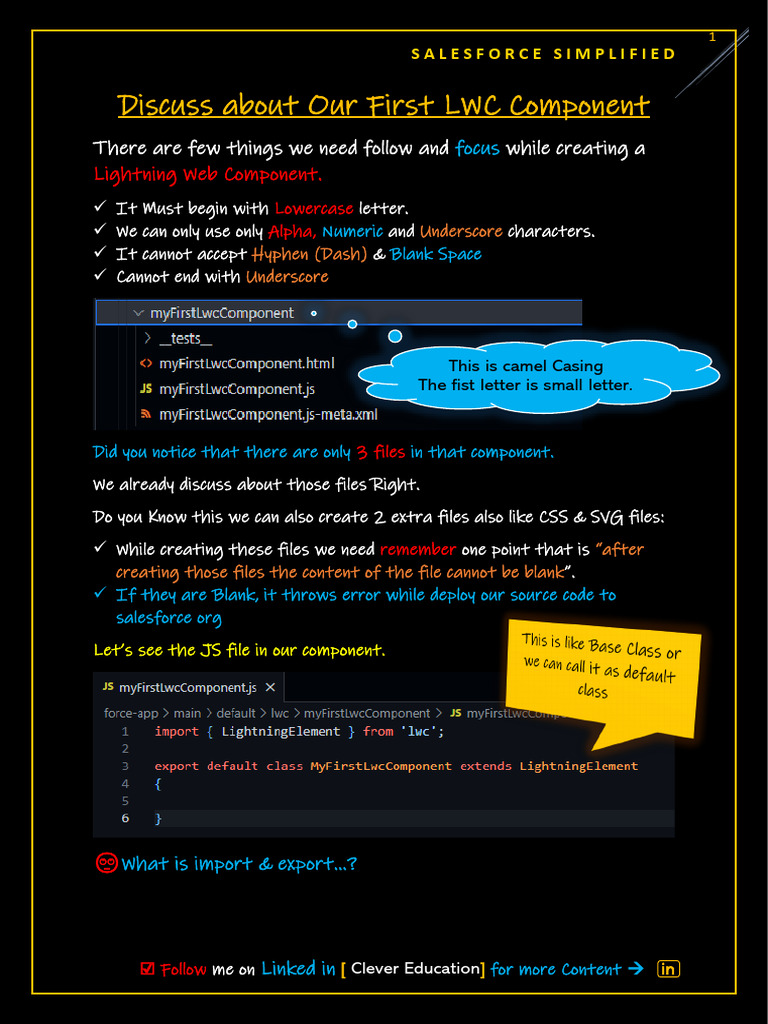 04-DetailDiscuss About LWC Componant Ce | PDF | Html | Software Development