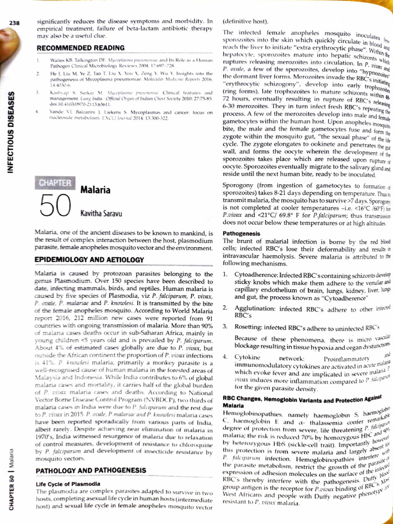 Malaria: API and Pathogenesis Insights | PDF | Malaria | Plasmodium ...