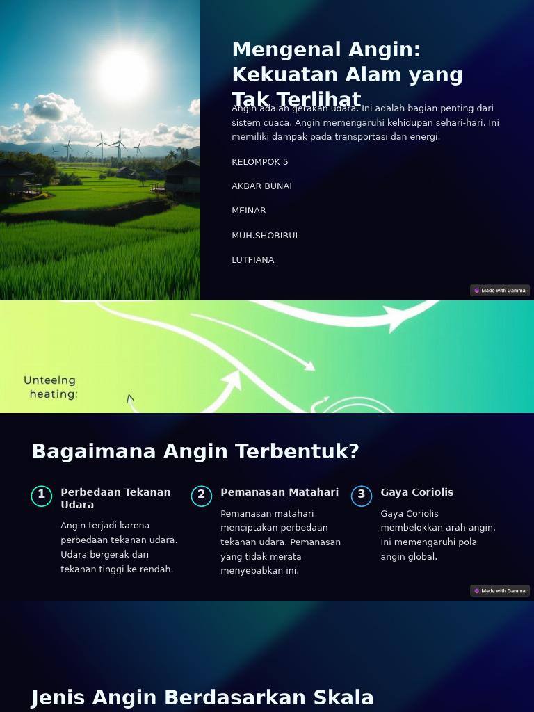 Mengenal Angin Kekuatan Alam Yang Tak Terlihat | PDF