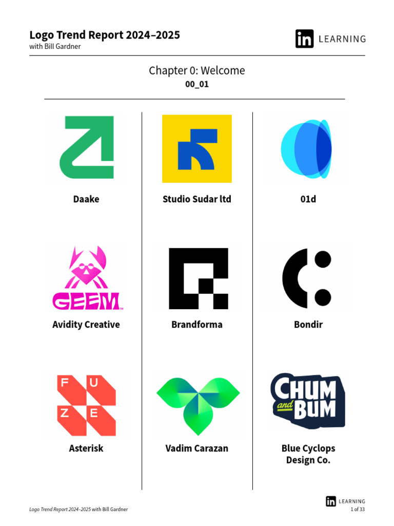 Logo Trend Report 2024-2025 Insights | PDF
