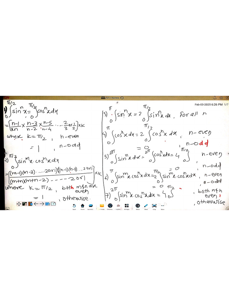 Reduction Formulae | PDF