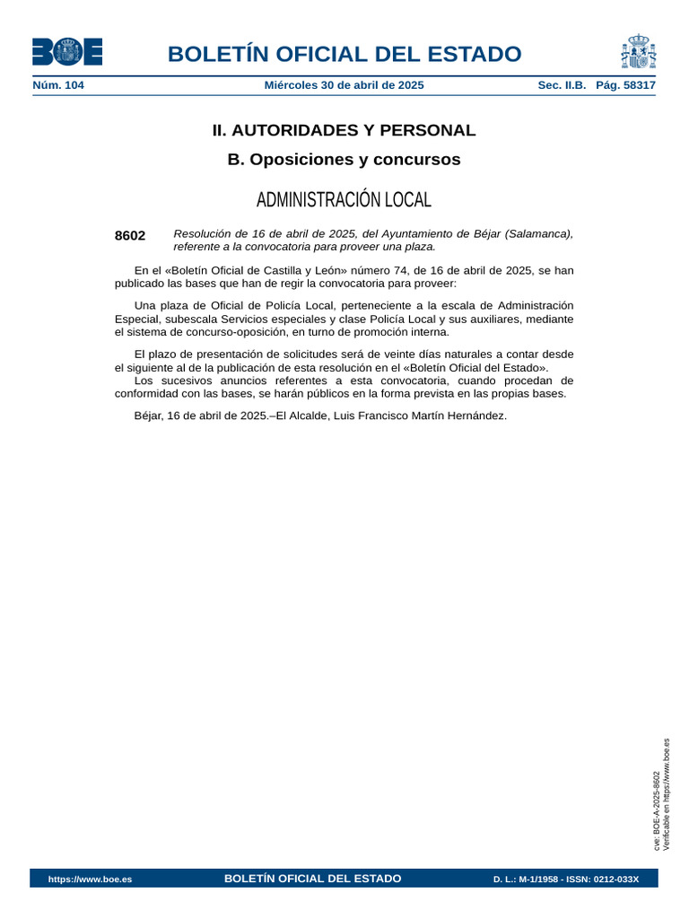 Boe A 2025 8602 | PDF