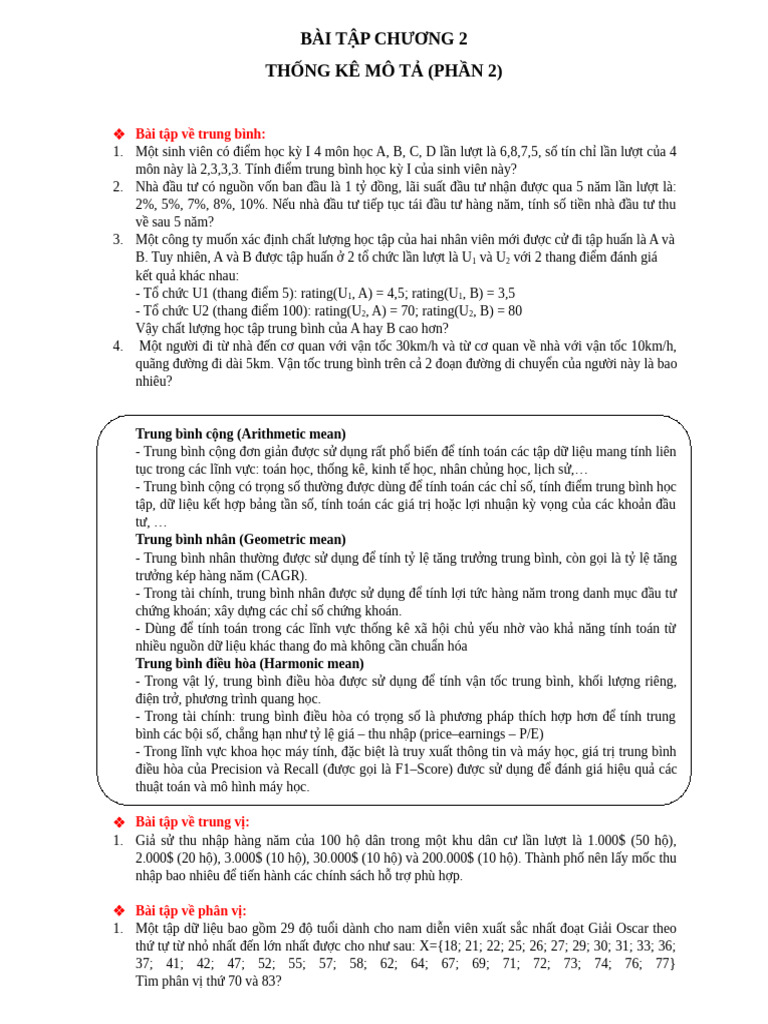 BT Chuong 2 NLTK (Phan2) | PDF