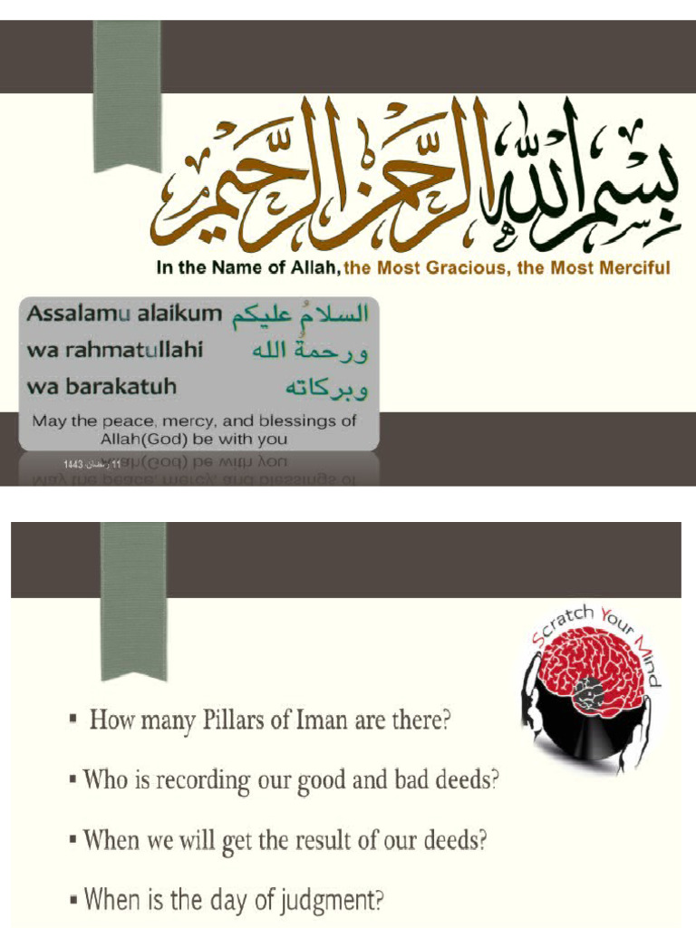 GR 5-Surat-Un-Naba | PDF | Islamic Belief And Doctrine | Religious ...