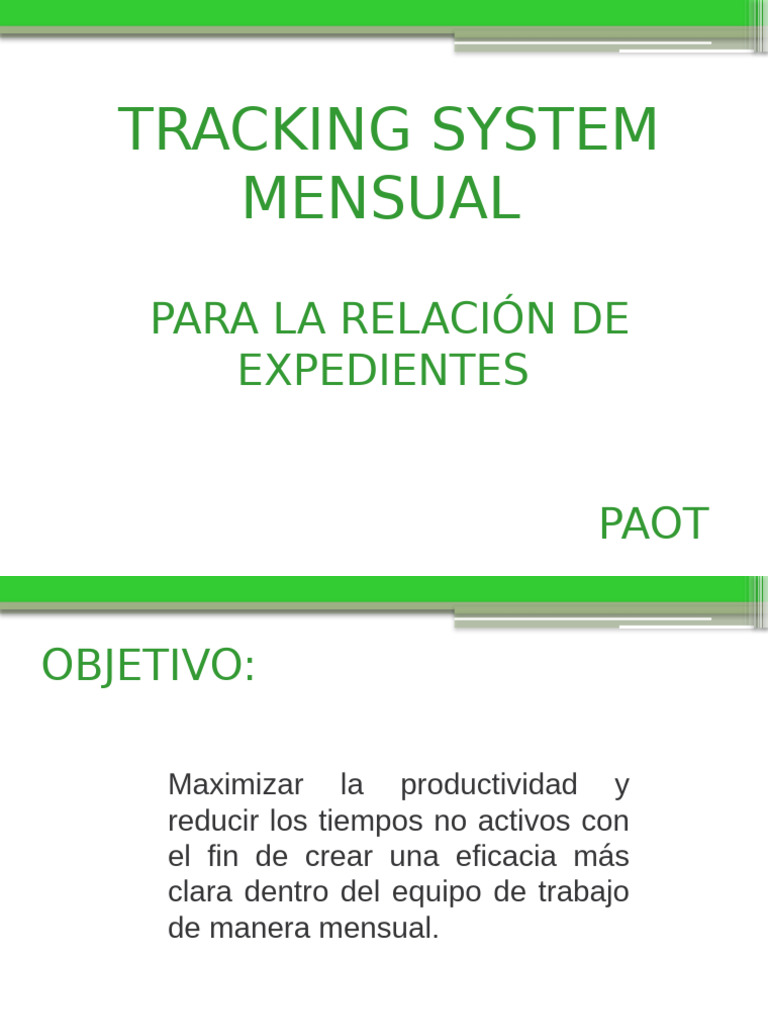 Tracking System | PDF