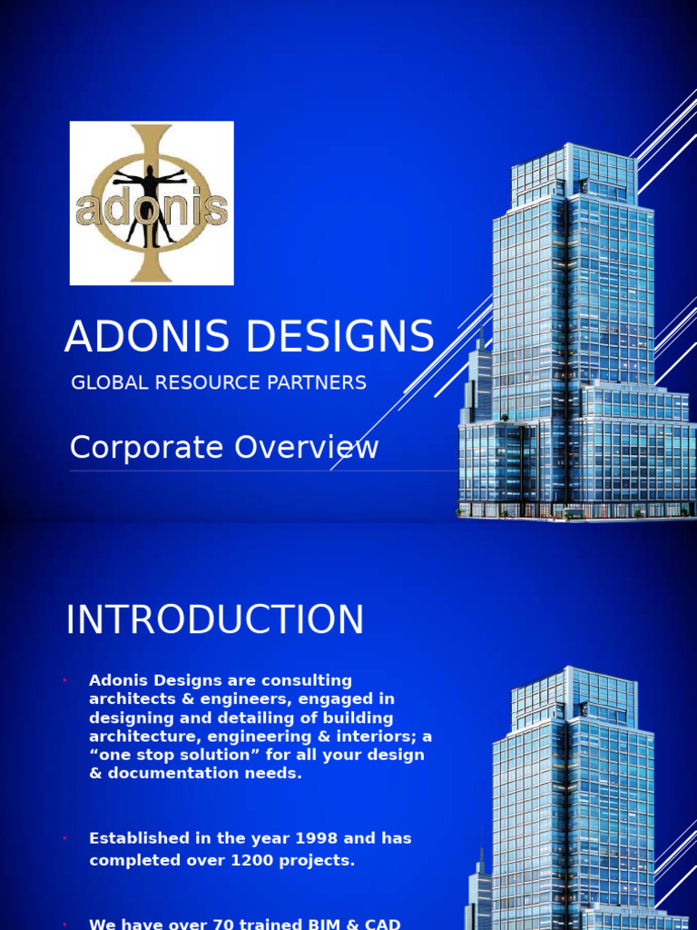 Adonis Designs Overview3 | PDF | Building Information Modeling ...