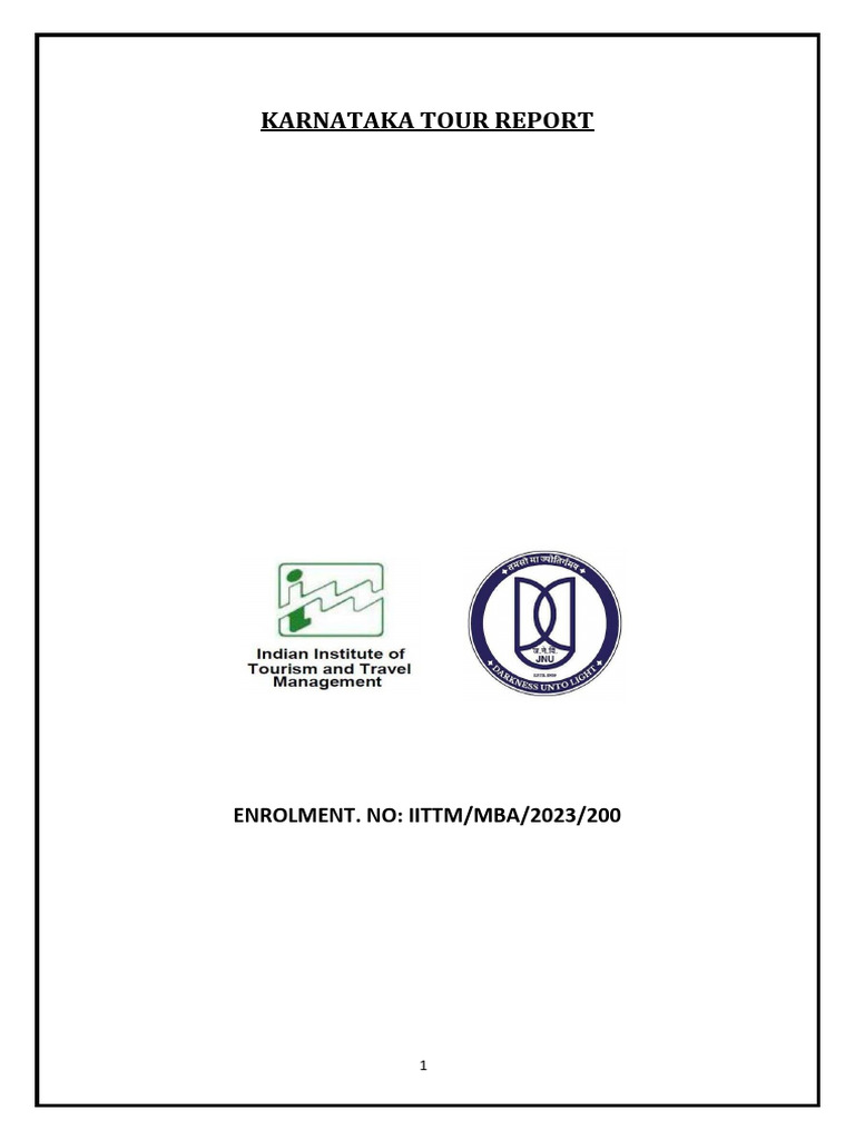 Aswin Anil Final Report (Studytour) | PDF