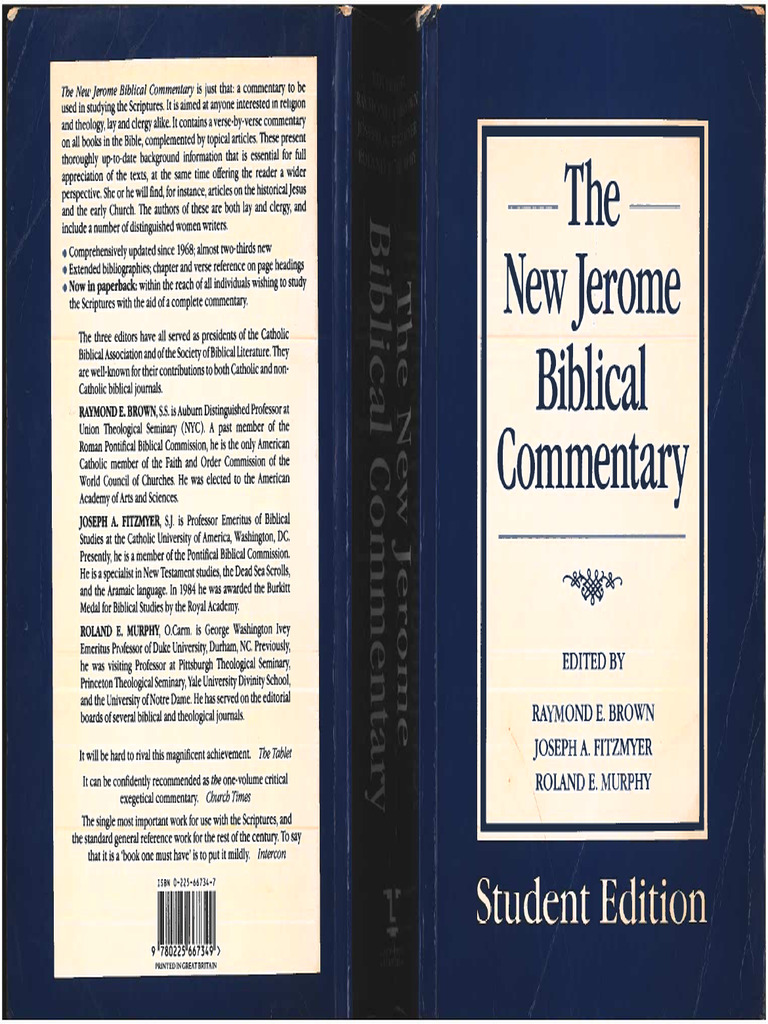 The New Jerome Biblical Commentary | PDF