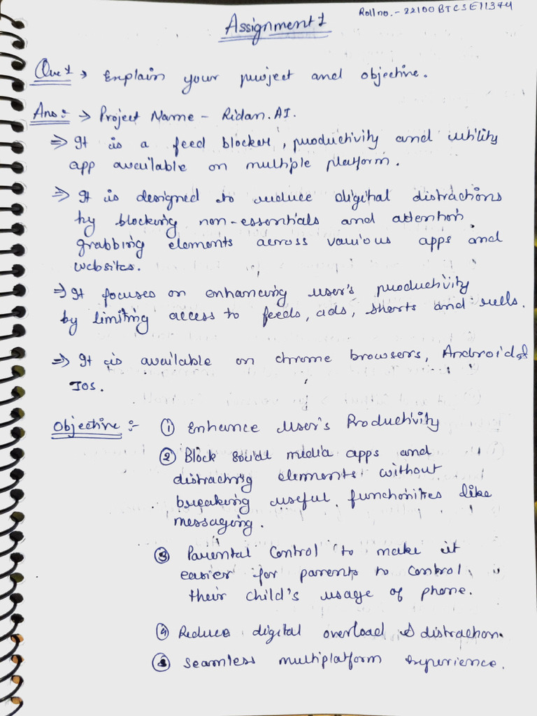 Internship Assignment 1 | PDF